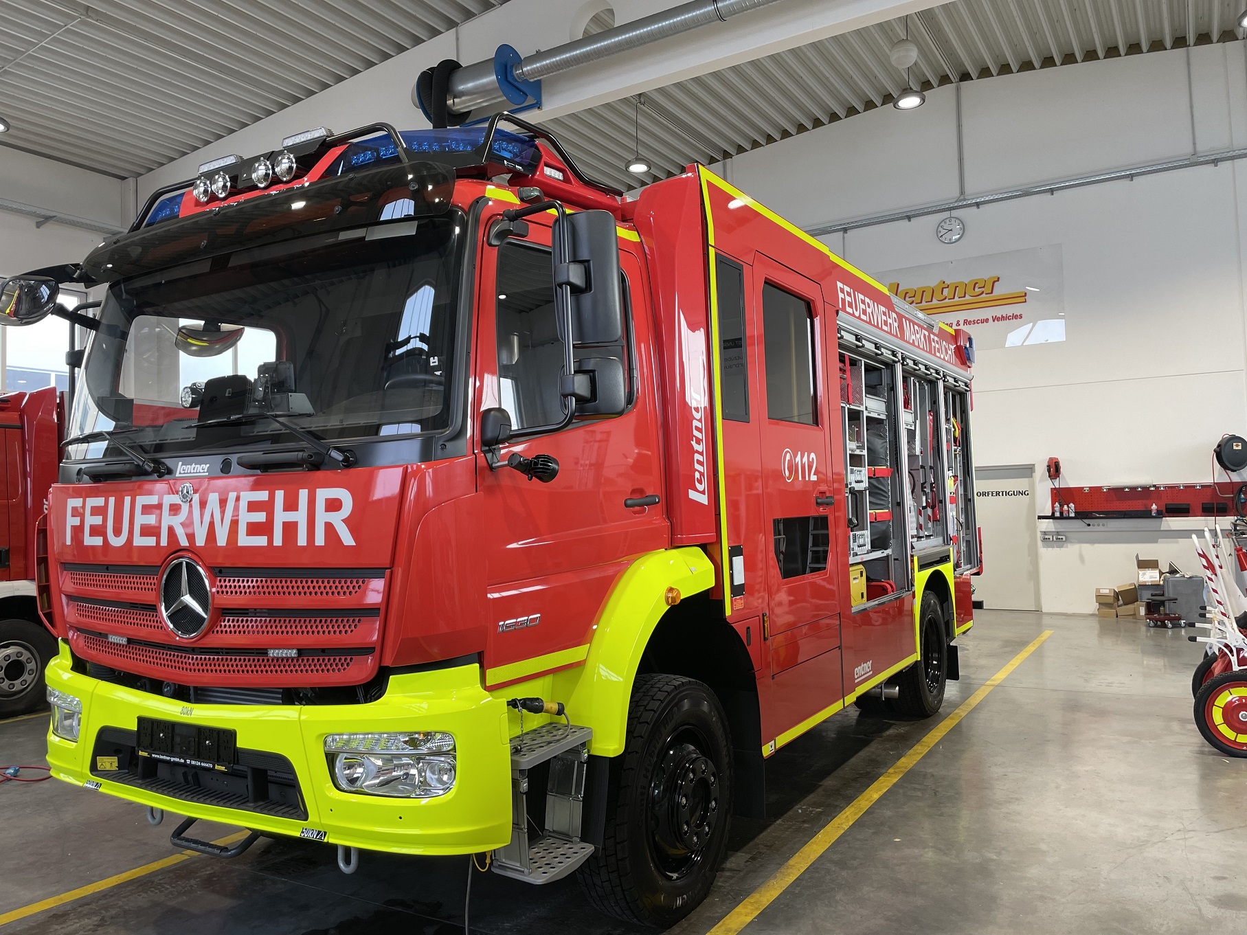 Endabnahme neues HLF 20 am 26.01.2022 – Freiwillige Feuerwehr Markt Feucht